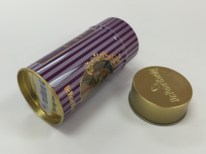 Tall Round Tin Supplement - Bespoke Packaging | Tinplate